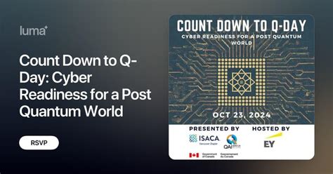 Quantum Algorithms Institute On Linkedin Count Down To Q Day Cyber