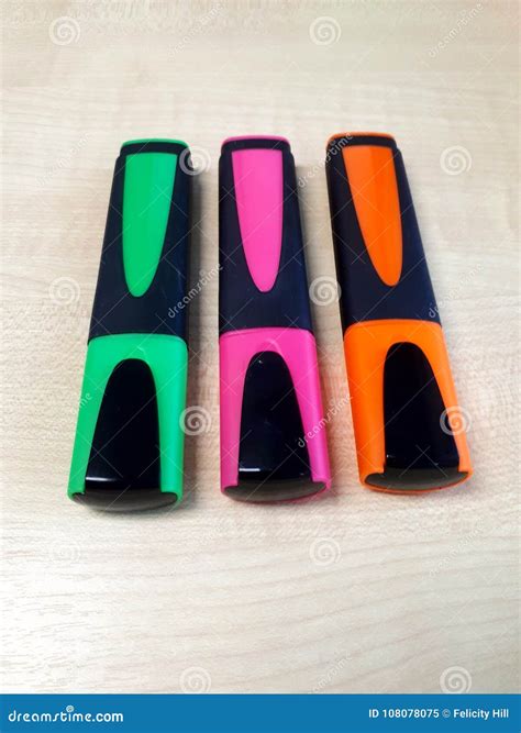 Highlighters Stock Image Image Of Green Hilighter 108078075