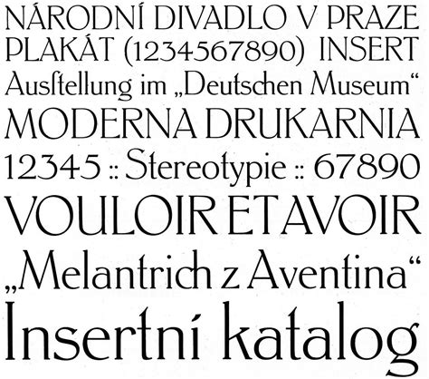 Moderne Antiqua Um 1910 Welche Schrift Ist Das