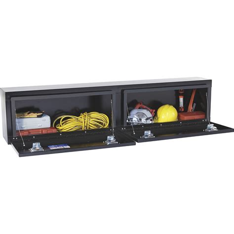 Northern Tool Top Mount Truck Tool Box Steel Gloss Black T Handle