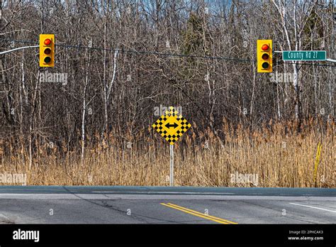 Traffic Lights Many Roads Have Intersections With Traffic Lights That