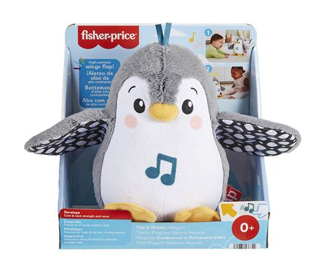 Детска музикална играчка плюшен пингвин Fisher Price | КОМСЕД