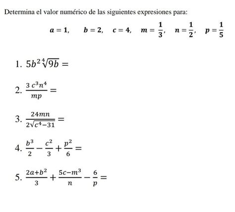 Resolver Las Siguientes Expresiones Algebraicas Brainly Lat