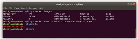 H Ng D N L U Docker Image Th Nh File Docker Save