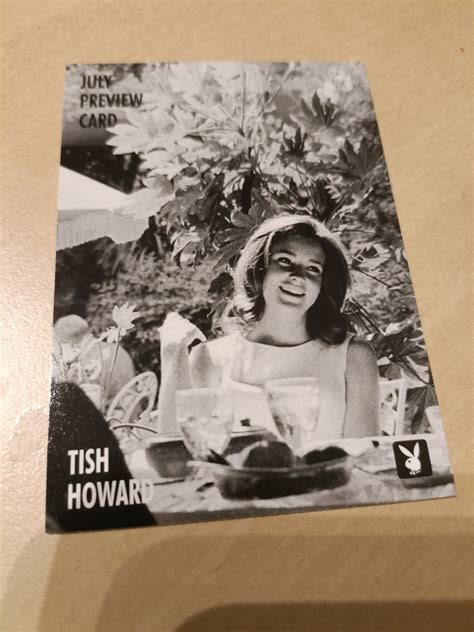 Tish Howard Card N Pr Playboy Preview July July Miss June Etsy