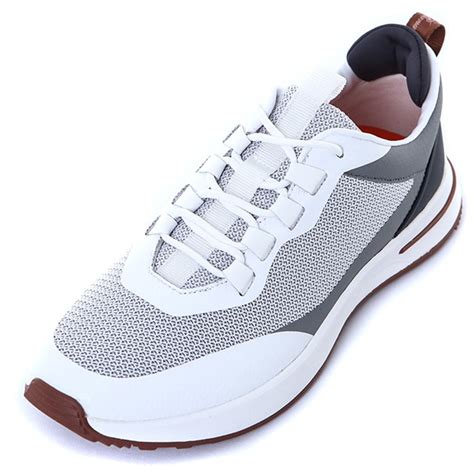 로로피아나 위크엔드 워크 에보 퍼포먼스 배색 스니커즈 그레이 Fam1718 F3du