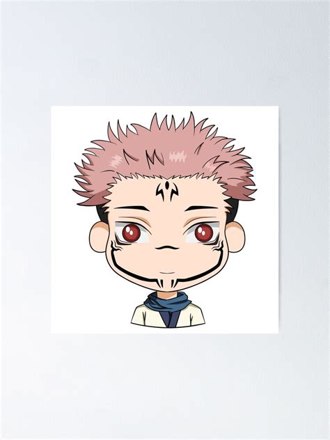 Sukuna Chibi Poster For Sale By Itsursa Redbubble