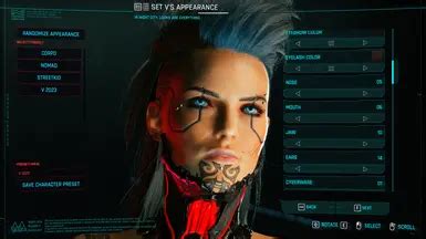 Female And Male V Preset My At Cyberpunk Nexus Mods And Community