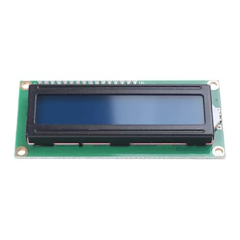 PER BLUE IIC I2C TWI 1602 16x2 Display Modulo LCD Seriale Nuovo EUR 9
