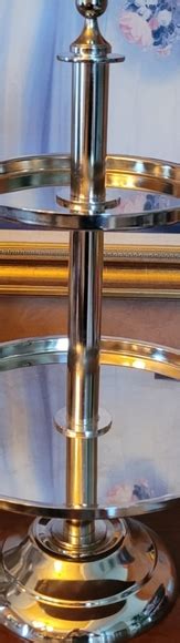 Home Essentials Dining Silver Two Teir Serving Tray Poshmark