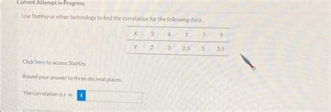 solved current attempt in progress use statkey or other