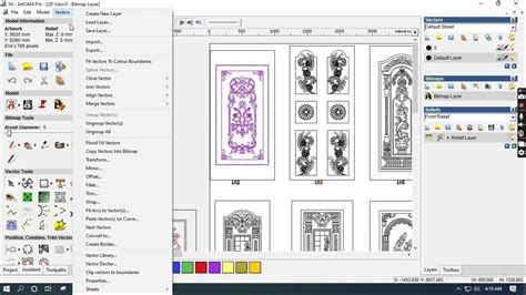 Ecport Dxf File On Artcam2008 Youtube