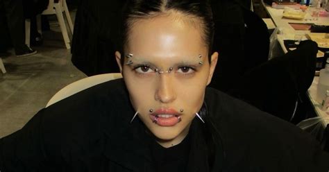 Punk Face Piercings Topped Off Balenciagas Hardcore Fashion Show