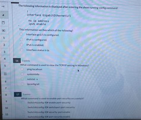 Solved The Following Information Is Displayed After Entering