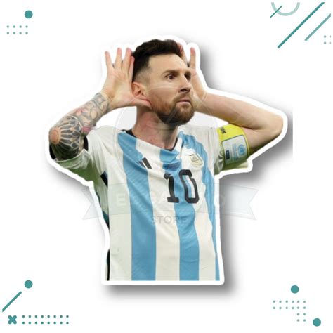 Sticker Messi MOD9 El Gaucho Store