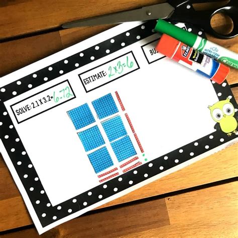 Decimal Multiplication With Arrays And Lattice Work Grades 5 6