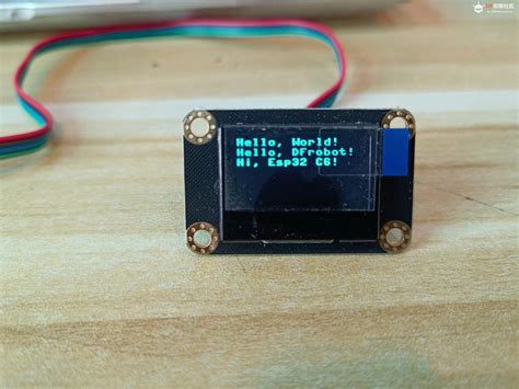Beetle Esp32 C6 Gravity I2c Oled 2864显示屏 Df创客社区