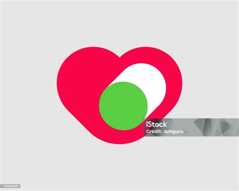 추상 하트 로고입니다 크리에이티브 건강 진단 아이콘입니다 벡터 일러스트 레이 션 개념에 대한 스톡 벡터 아트 및 기타 이미지
