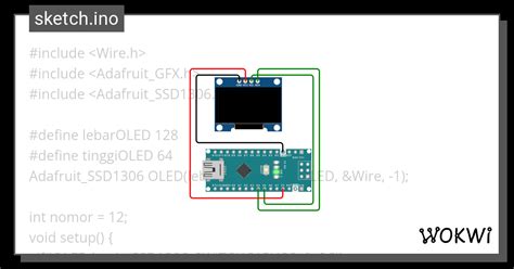 NANO OLED Wokwi ESP32 STM32 Arduino Simulator