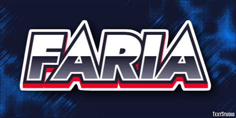 Faria Efeito De Texto E Desenho De Logotipo Palavra
