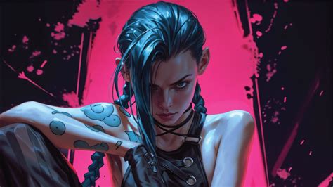 2560x1440 Jinx Lol Arcane 1440p Resolution Hd 4k Wallpapersimages
