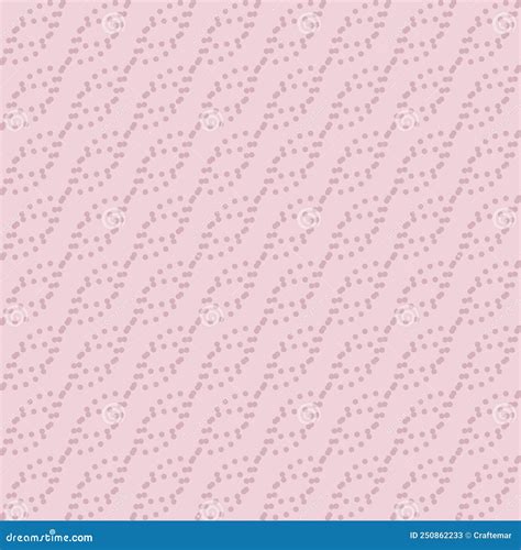 Dash Dots Seamless Pattern Trendy Abstract Background Stock Vector