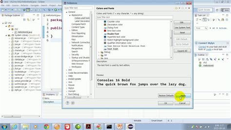 초보자를 위한 Java Programming 26 이클립스에서 실습하기 Youtube