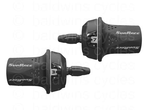 Sunrace Tsm21 Twist Shifter Left Friction 3 Speed Baldwins Cycles Ltd