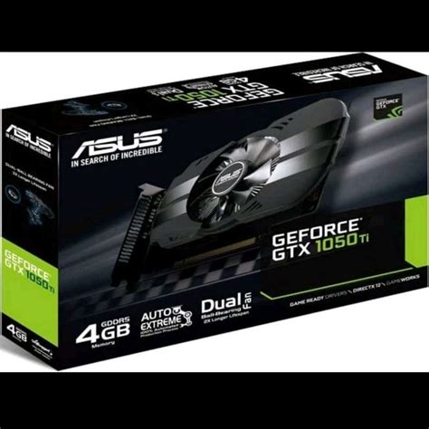 Jual Vga Nvidia Geforce Asus Gtx 1050 Ti 4gb Ddr5 128bit Phoenix Di