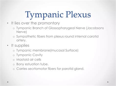 Anatomy Of Middle Ear Pptx