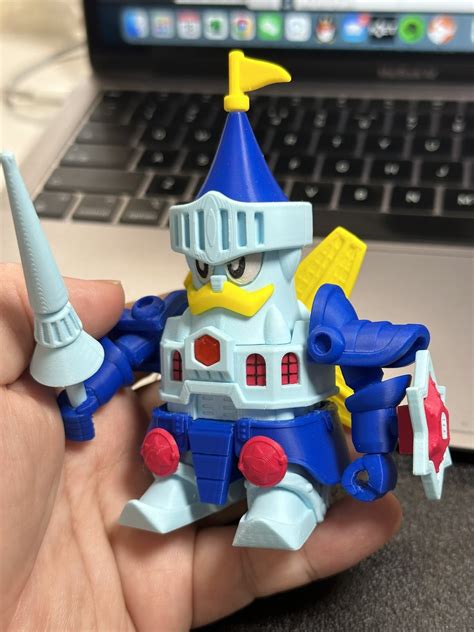 this 3d print robot model is inspired by don quixote what do you think
