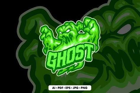 Ghost Mascot Logo