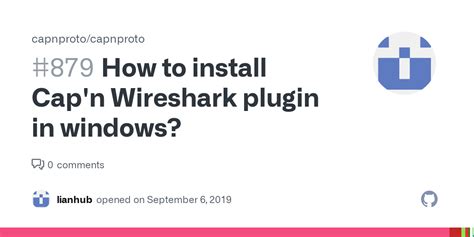 how to install cap n wireshark plugin in windows · issue 879