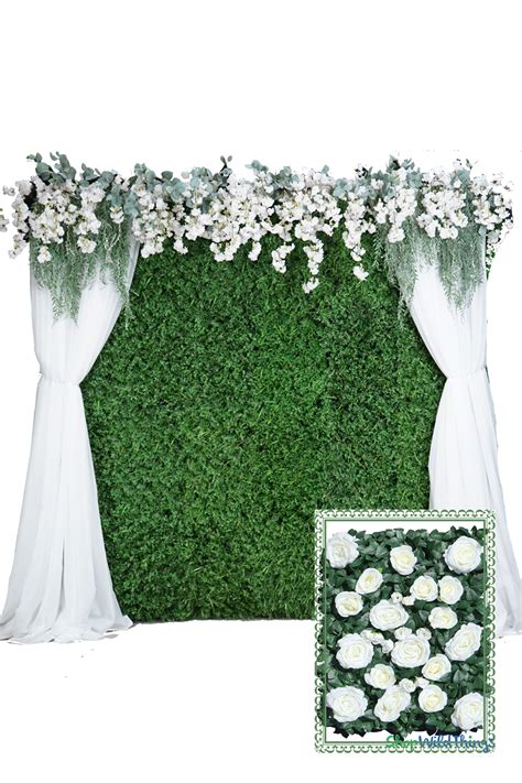 8 X 8 Portable Flower Wall Backdrop Kit