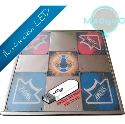 Tapete Pump It Up Premium Individual Con Luces Mem Usb