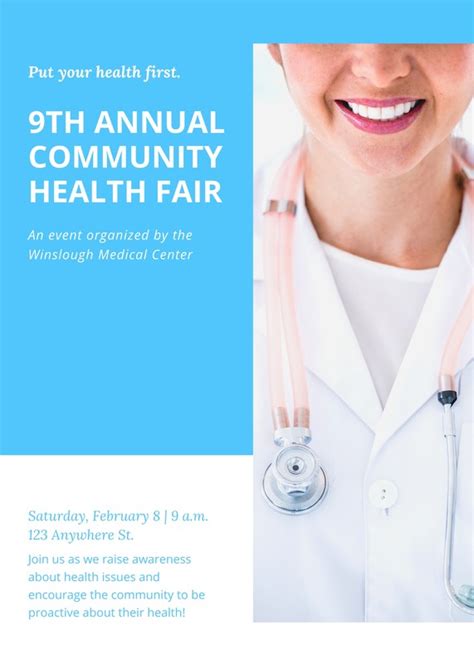 Page 9 Free Customizable Healthcare Flyer Templates Canva