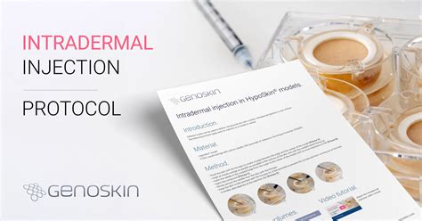 Protocol Intradermal Injection Genoskin