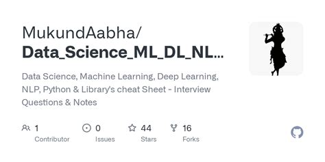 GitHub MukundAabha Data Science ML DL NLP Interview Qus Data Science Machine Learning Deep