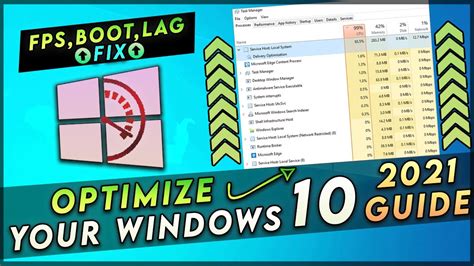 How To Optimize Windows 10 For Gaming And Performance In 2021 Youtube