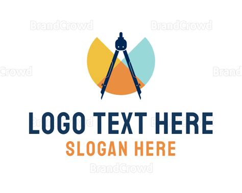 Colorful Compass Tool Logo Brandcrowd Logo Maker