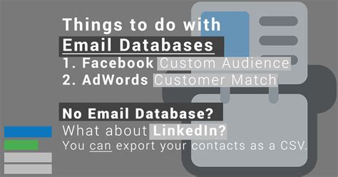 Email Databases What Are They Good For