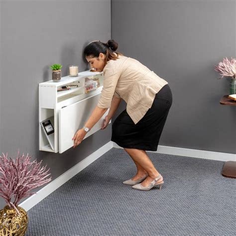 Pollux Wall Mounted Idesk With Storage