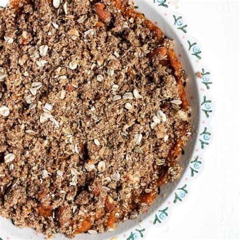 Healthy Butternut Squash Sweet Potato Casserole With Almond Oat Crumble