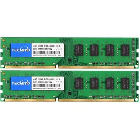 8gb Kit 2x4gb Pc3 10600u Ddr3 1333mhz Ram Ddr3 2rx8 1 5v Cl9 240 Pin