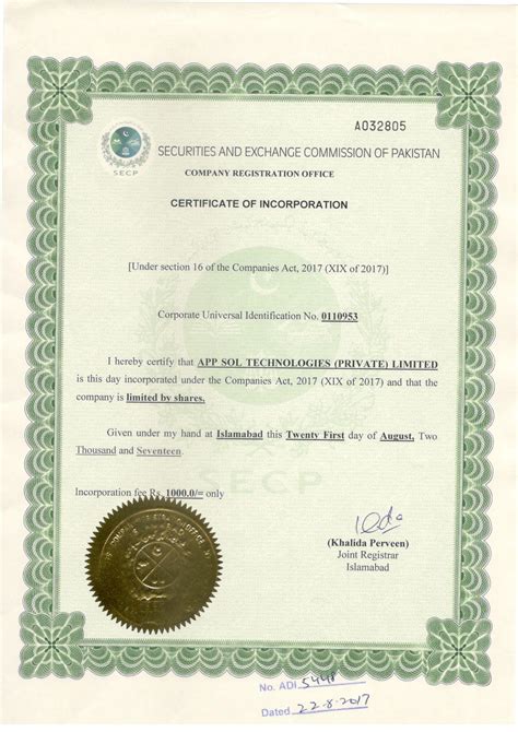 Secp Company Registration In Rawalpindi Pk Ntn And Company Registration