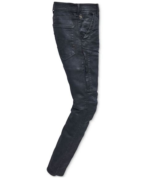G Star Raw Mens Rackam Dark Aged Waxed Cobbler Skinny Fit Superstretch