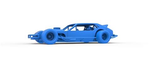 3d File Diecast Vintage Asphalt Modified Stock Car V2 Scale 125 🚗・3d