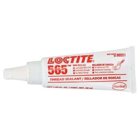 LOCTITE 565 1 7 Fl Oz Pipe Thread Sealant 4KM15 88551 Grainger