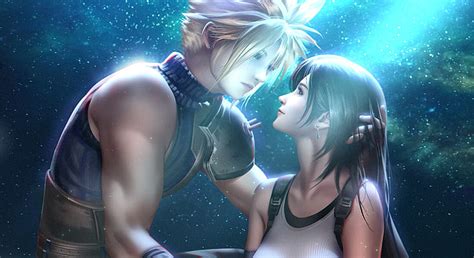 Download Final Fantasy Cloud And Tifa Art Wallpaper 45 Off