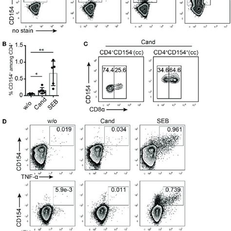 Cd154 Identifies Porcine Antigen Reactive Cd4 T Cells T Cell